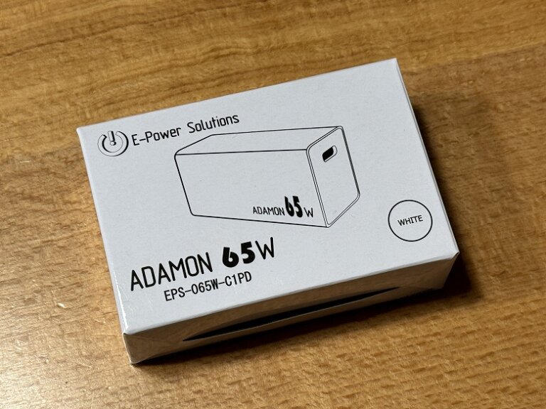 【E-Power Solutions ADAMON 65W レビュー】このコンパクトさは業界の革命だ！独自技術DAC Tech搭載で小型化と ...