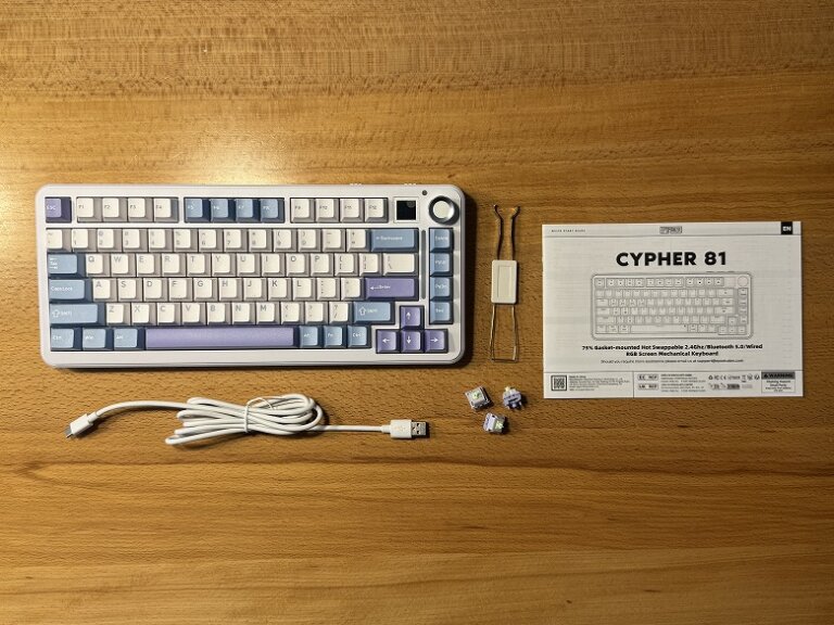 【Epomaker Cypher 81 レビュー】初めてのメカニカルにも！高機能でコスパ抜群なゲーミングキーボード | ガジェルバ